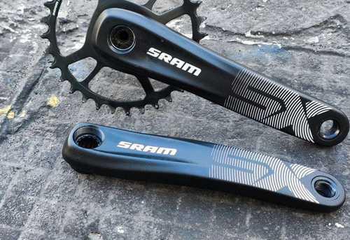 Система шатунов sram SX 175мм с Кареткой