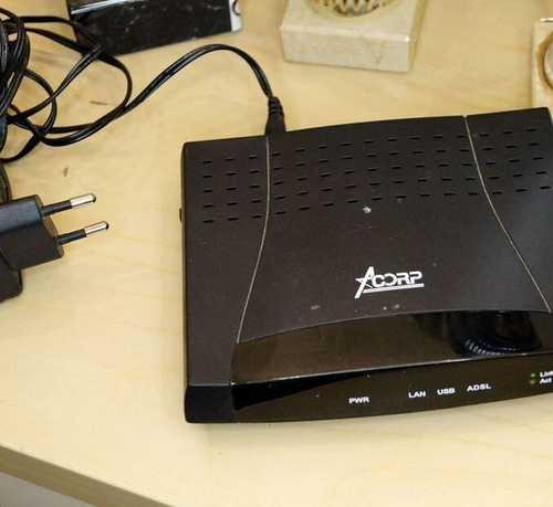 Adsl-модем acorp Sprinter lan120m