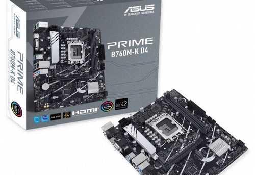 Материнская плата asus prime B760M-K D4