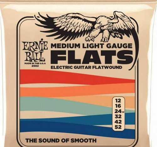 Струны для электрогитары 12-52 Ernie Ball 2582 Fla