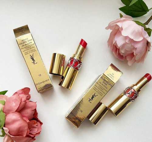 YSL rouge volupte shine oil-in-stick 12/16