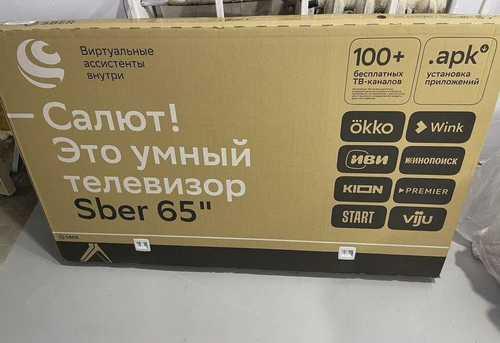 Телевизор 65 диагональ Sber SDX-65U4124B