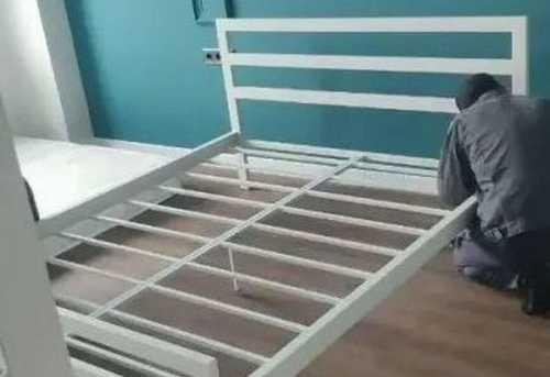 Мебель в стиле лофт, кровать из металла