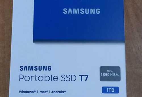 Внешний жесткий диск Samsung Portable SSD T7 1TB