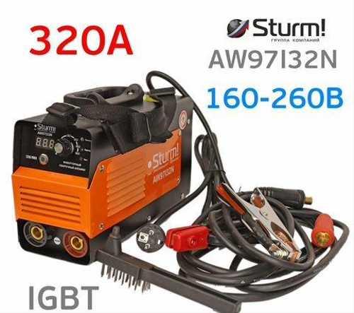 Сварочный инвертор Sturm aw97i32n (320А) igbt