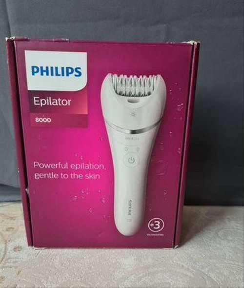 Эпилятор philips 8000 BRE700