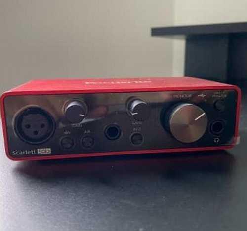 Звуковая карта focusrite scarlett solo 3rd gen