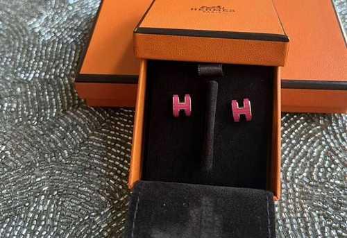 Серьги hermes оригинал