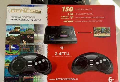 Игровая приставка Retro Genesis HD ultra 150 игр