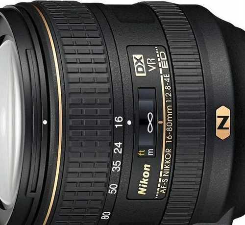 Nikon 16-80mm f/2.8-4E ED VR AF-S DX Nikkor Новый