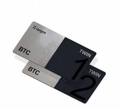Аппаратный кошелёк Tangem Twin: BTC