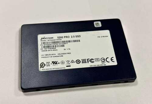 SSD 2,5" Micron 5200 PRO 2Tb (2000Гб)