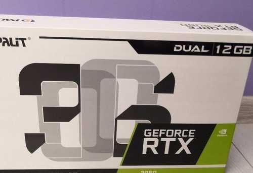 Видеокарта Palit GeForce RTX 3060 Dual новая
