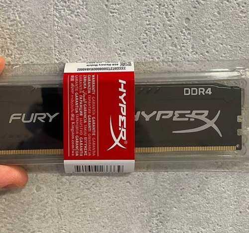 Новая озу HyperX furry ddr4 8gb 3200mhz