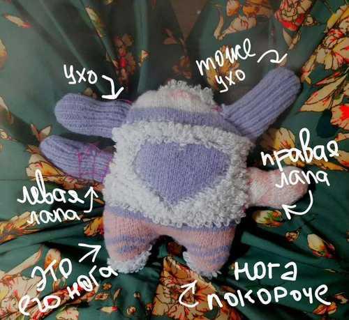 Мягкая игрушка Заяц Ручная работа