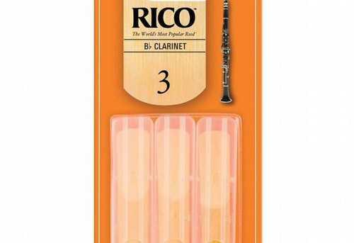 Трости для кларнета Rico №3 Bb (3 шт)