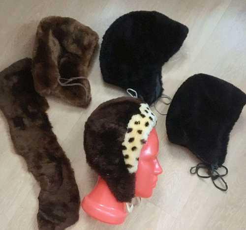Шапки детские СССР мутон
