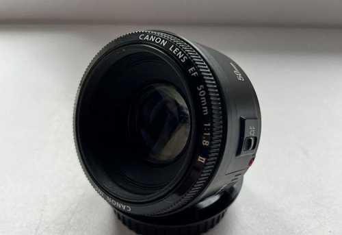 Портретный объектив Canon EF 50mm 1:1.8 II