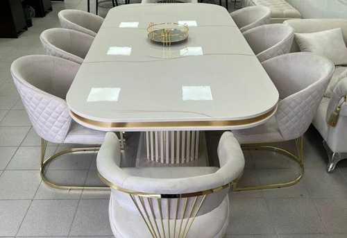 Кухонный стол и стулья столовый набор "Новые" 88