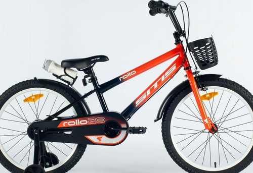 Велосипед sitis rollo 20" (2024) Orange-Black Ros8
