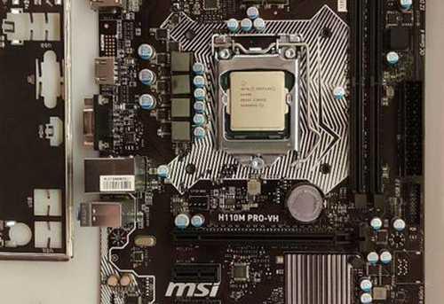 MSI H120M PRO + Intel G4400