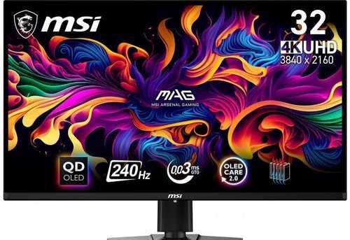 Монитор MSI MAG 321UPX QD-oled 32" 4k 240hz