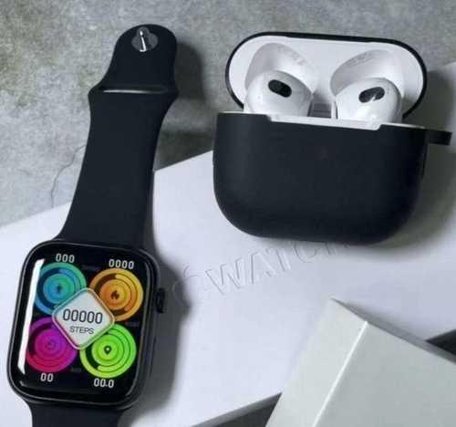 Набор (комплект) Apple watch 9   AirPods 3