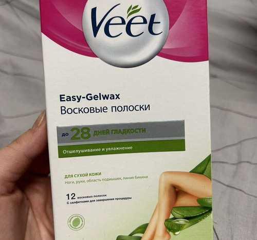 Восковые полоски veet