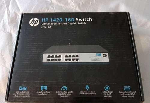 Switch HP 16-портовый HPE 1420 16G