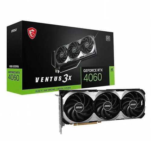 Видеокарта MSI GeForce RTX 4060 ventus 3X OC