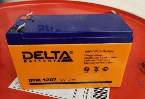 Аккумулятор delta 1207