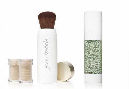 Jane iredale пудра + сыворотка