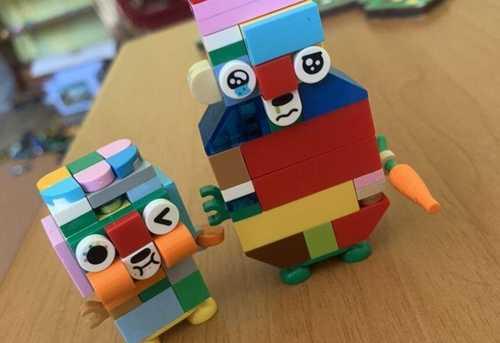 Lego фигурки заяц и хомяк