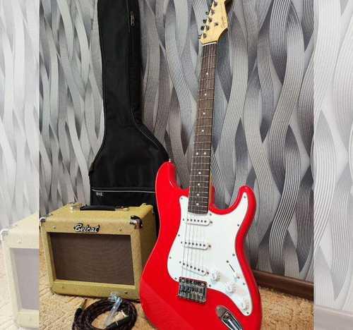 Fender squier stratocaster + Belcat V15G