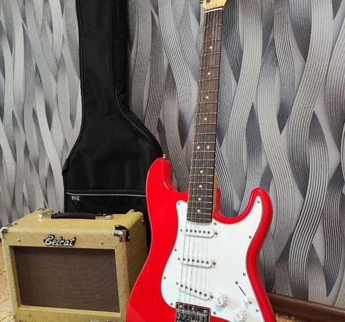 Fender squier stratocaster + Belcat V15G