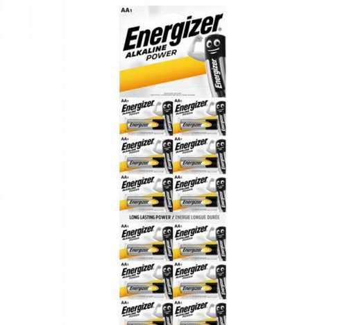 Батарейка Energizer Alkaline power LR6 AA BL12 Alkaline 1.5V отрывные (12/120)