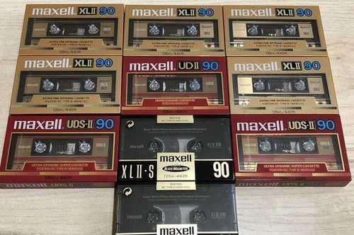 Аудиокассеты Maxell верхний хром 10 штук