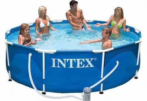 Каркасный бассейн Intex Metal Frame / 56999/28202