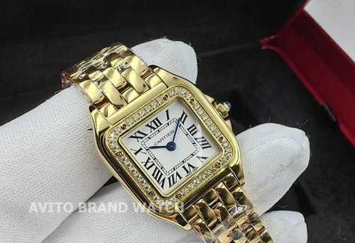 Cartier 22 mm с камнями премиум panthere часы новы