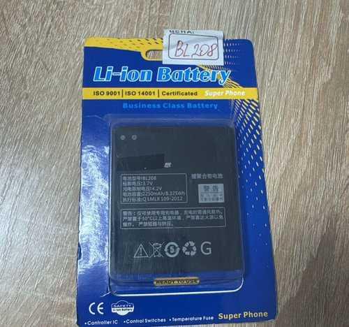 Lenovo bl208 аккумулятор