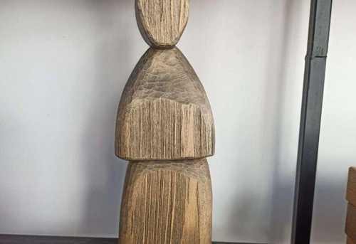 Деревянная статуэтка -фигурка женщины
