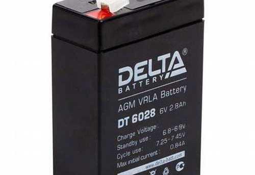 АКБ (6V/2,8Ah) delta DT 6028
