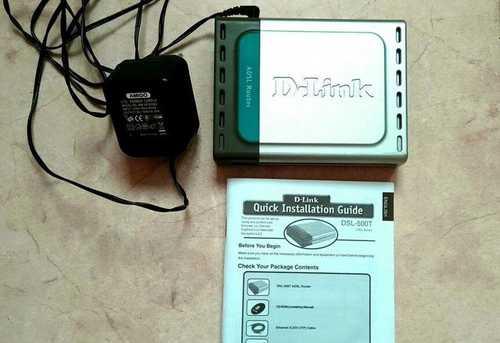Adsl модем роутер D-Link DSL-500T