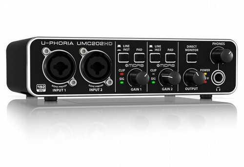 Behringer U-Phoria UMC202HD зв карта новая