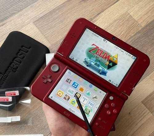 New Nintendo 3DS XL Red Metallic 32Gb прошитая