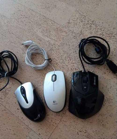 Игровые и кп мыши: Logitech, Defender, Genius