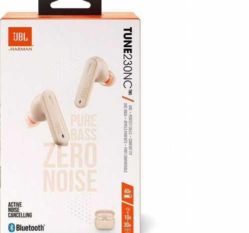 JBL Tune 230NC TWS Sand Наушники True Wireless