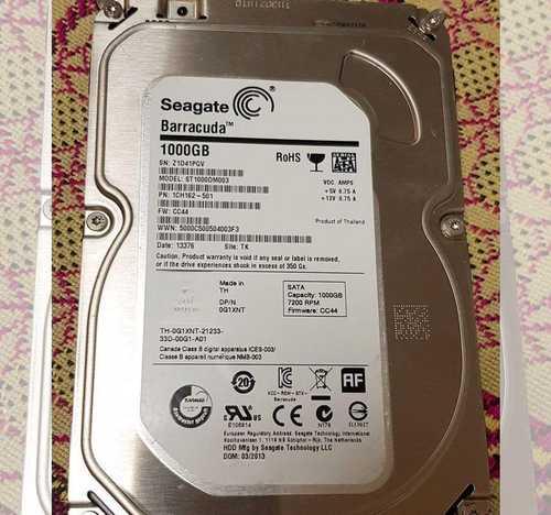 Жёсткий диск 1 TB Seagate