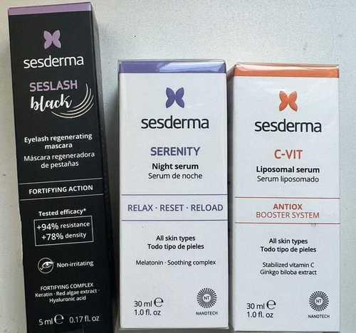 Косметика Sesderma сыворотки, тушь Seslash