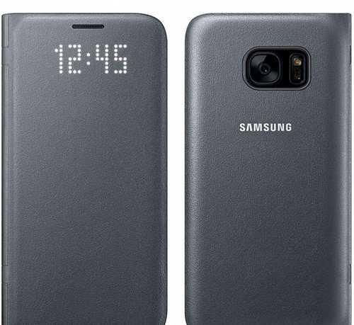 Чехол на Samsung S7 LED view cover